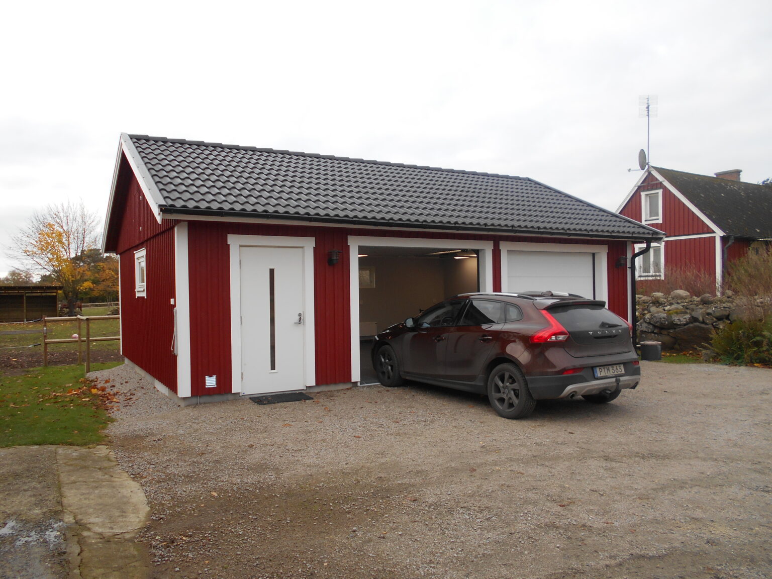 Montera garage, byggsats fritidshus bygg själv - Björklidens