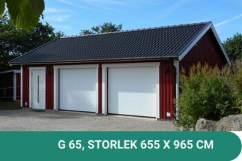 Montera garage, byggsats fritidshus bygg själv - Björklidens